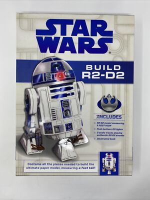 Star Wars R2-D2 NEW Model Kit LED Lights Audio Chip SEALED R2D2 ...