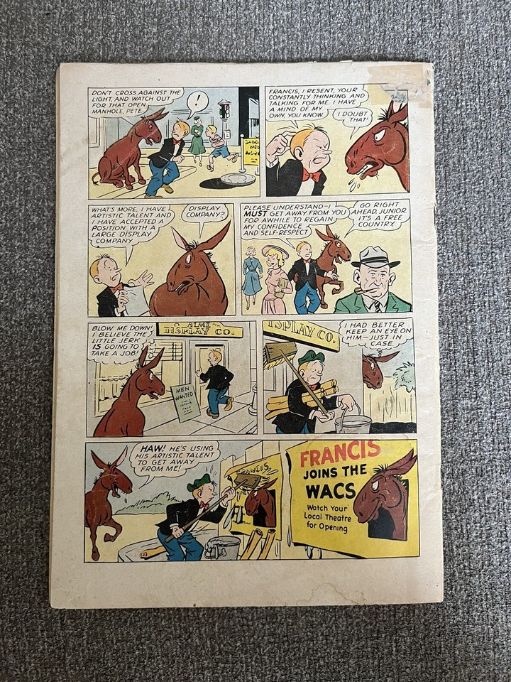 Dell Comics - Francis The Famous Talking Mule #579 GD JP | eBay
