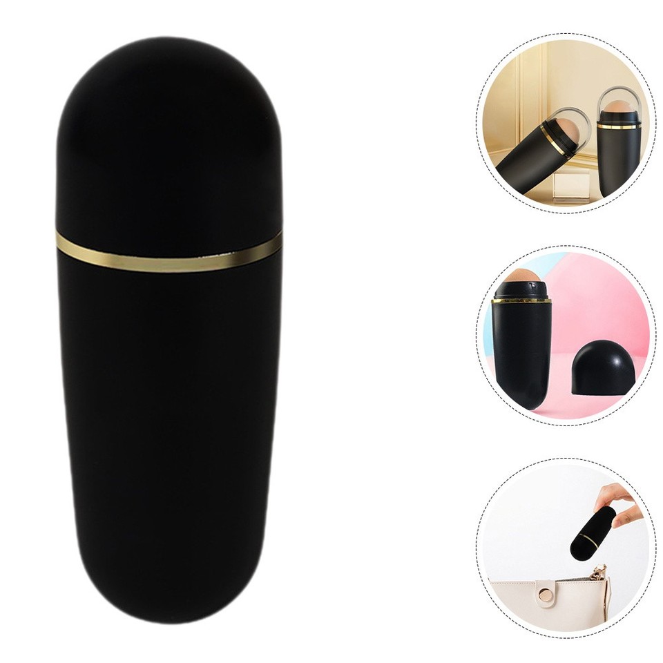 2 Pcs Facial Skin Oil Control Roller Volcanic Stone Face Oil Absorbing ...