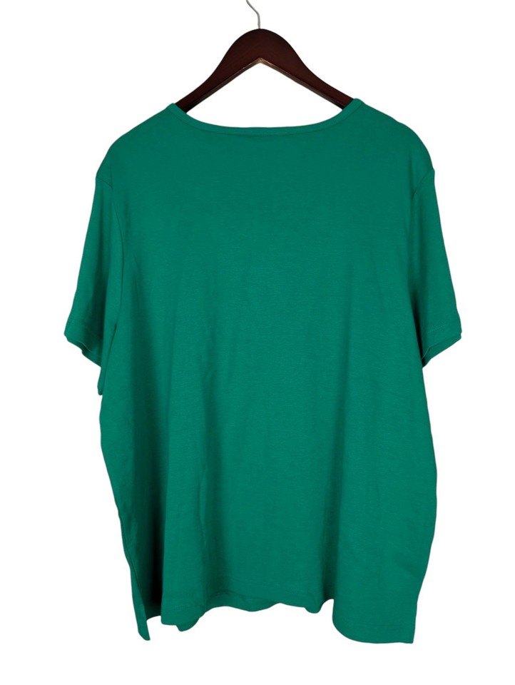 Quacker Factory Women's Green Beaded Sequin Whale Knit Top Size 2X | eBay