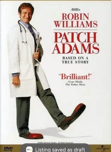 Patch Adams (DVD, 1998) - DISC ONLY 25192054624 | eBay