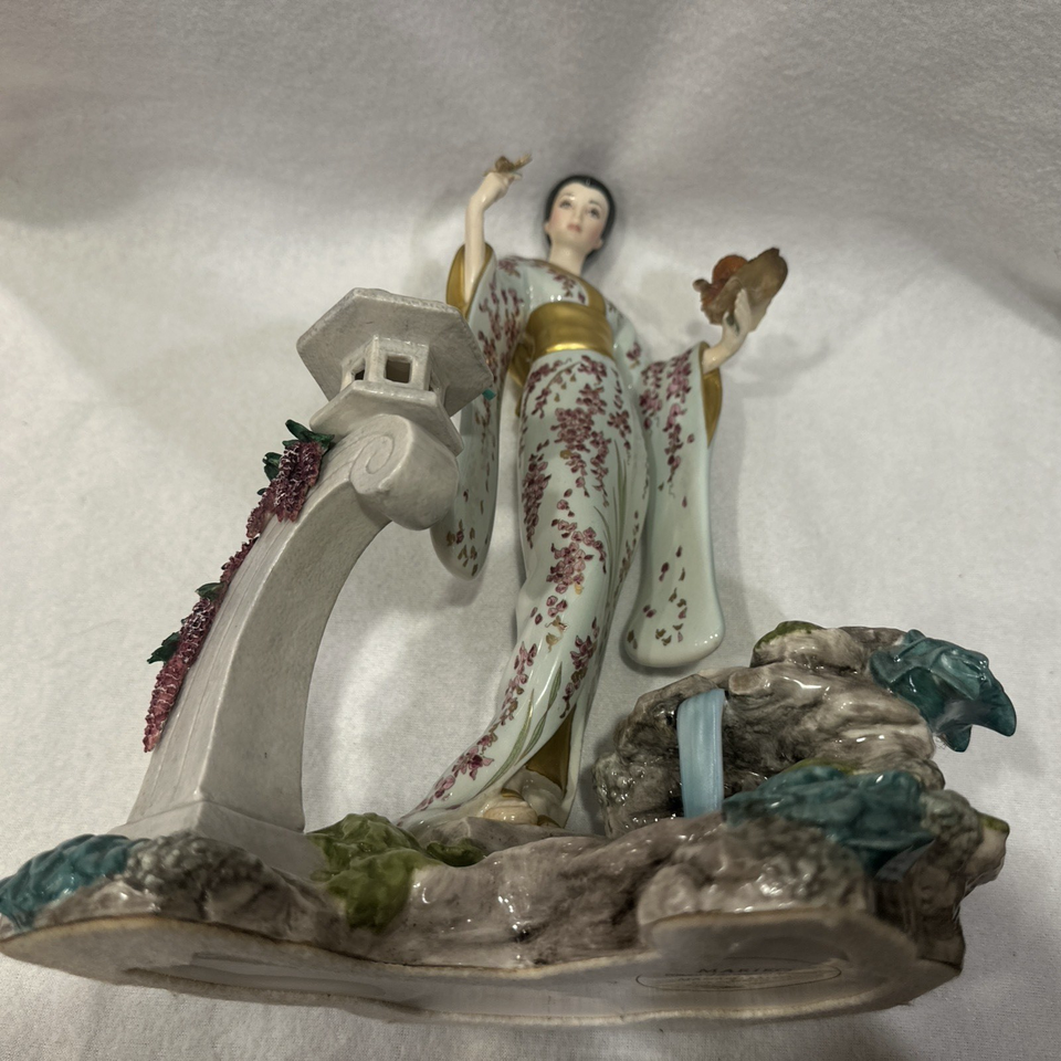 FRANKLIN MINT MARIKO PRINCESS OF THE WISTERIA BLOSSOMS Porcelain ...