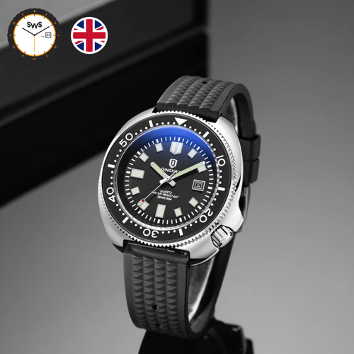 QINGXIYA Captain Willard Quartz Turtle Dive Watch | eBay UK
