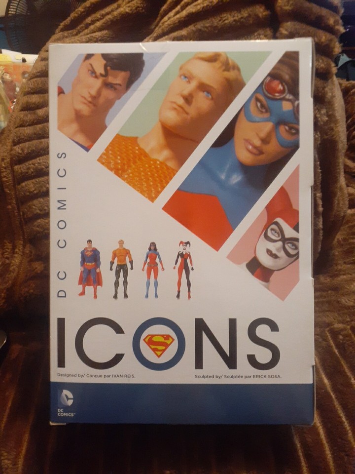 Superman DC Icons Action Figure w/Robot Kelex 10 - New/Sealed | eBay