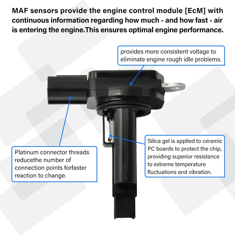Mass Air Flow Meter Sensor MAF for 2009-2017 Toyota Corolla 22204-0V010 ...