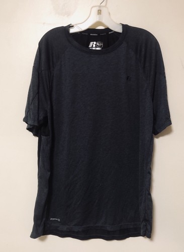 EUC Mens Russel Dri Power Training Fit Crew S/S Stretch Active T-Shirt ...