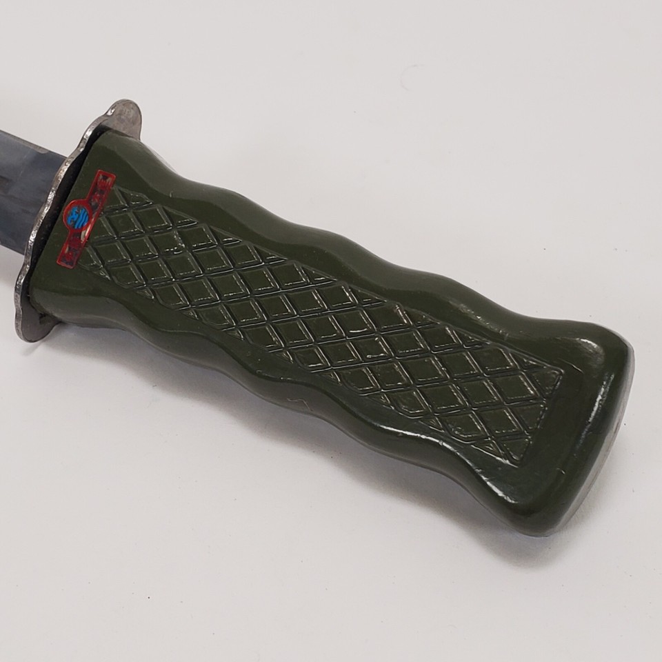 Vintage Chinese Military Police Dagger Retractable Blade Safety Lock ...