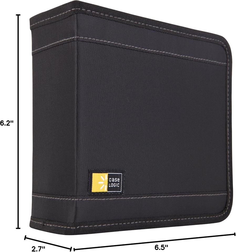 Case Logic CDW-32 32 Capacity Classic CD Wallet (Black) 726084356498| eBay