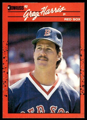 1990 Donruss Baseball Card Greg Harris Boston Red Sox #582 | eBay