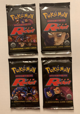 shop cheap online Pokemon First Edition Team Rocket Sealed Booster Pack