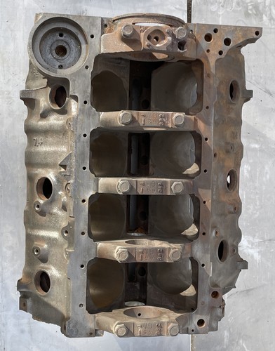 OEM GM Big Block Chevy 454 Engine Block 14015445 Hi Perf 2 Bolt Main 7. ...