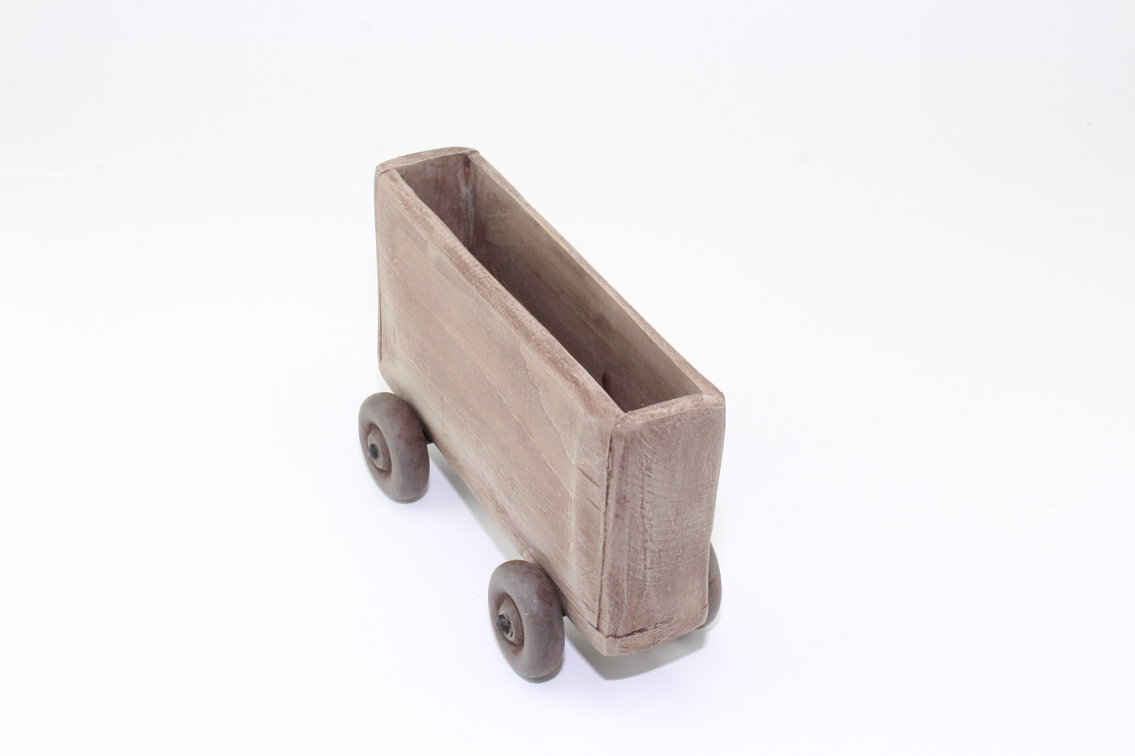 Modern House Wood Art Face Train Wooden Box Cart Decorative Accent ...