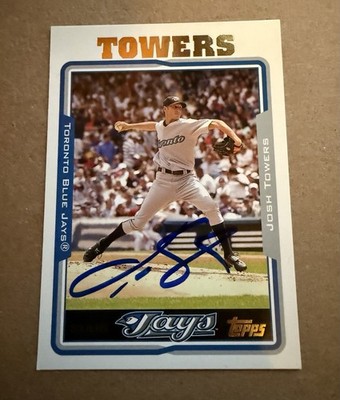 Josh Towers 2005 Topps Signed Auto Card Blue Jays | eBay