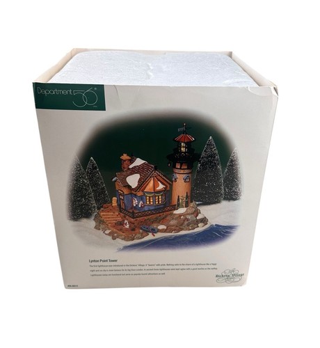 Dept 56 Dickens' Village Series LYNTON POINT TOWER Retired #58315 | eBay