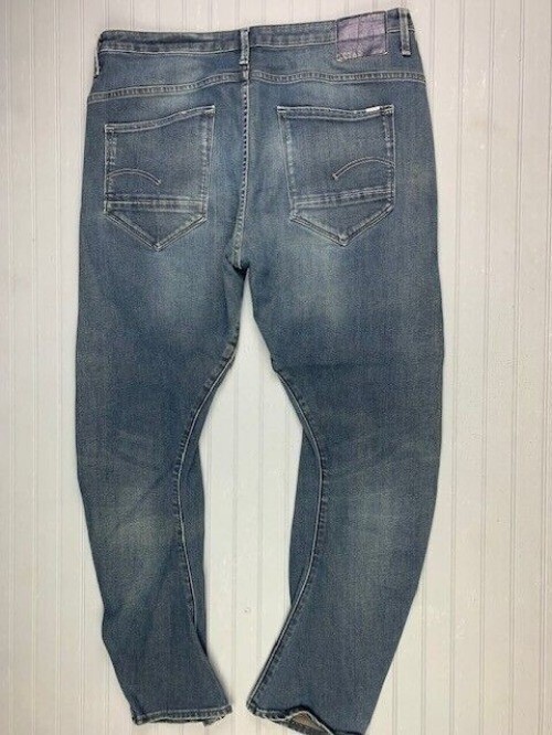 G Star Size 32x32 Mens Jeans Tapered Leg Mid Rise Med Wash (Actual ...