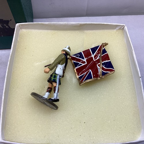 Frontline Figures- Gordon Highlanders Officer with Kings Metal Models ...