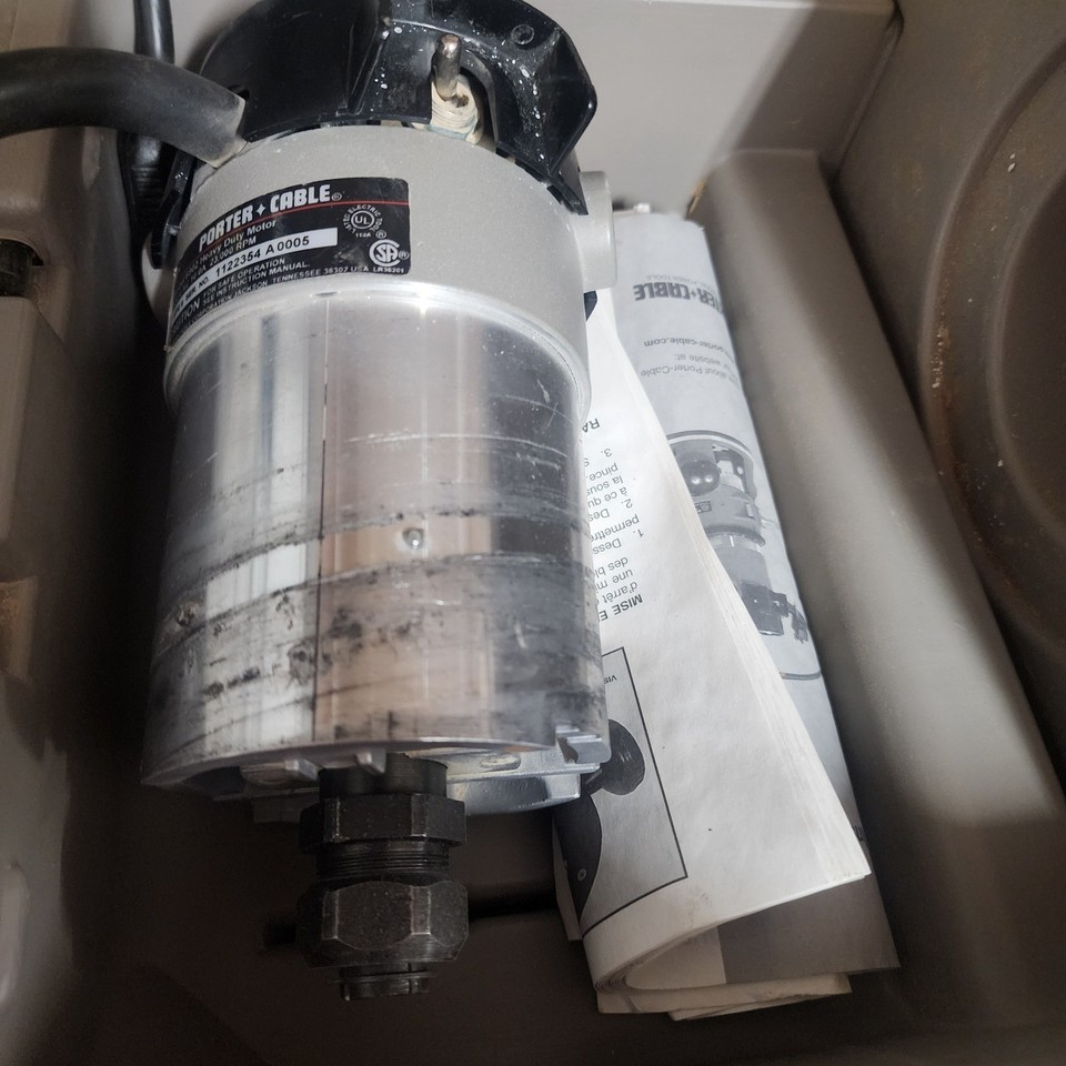 Porter Cable Model 6902 Heavy Duty Motor & 1001 Router Base w/ Case | eBay