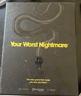 Your Worst Nightmare Card Game by PRESSMAN SCARY NIGHTMARES SPIDERS NEW ...