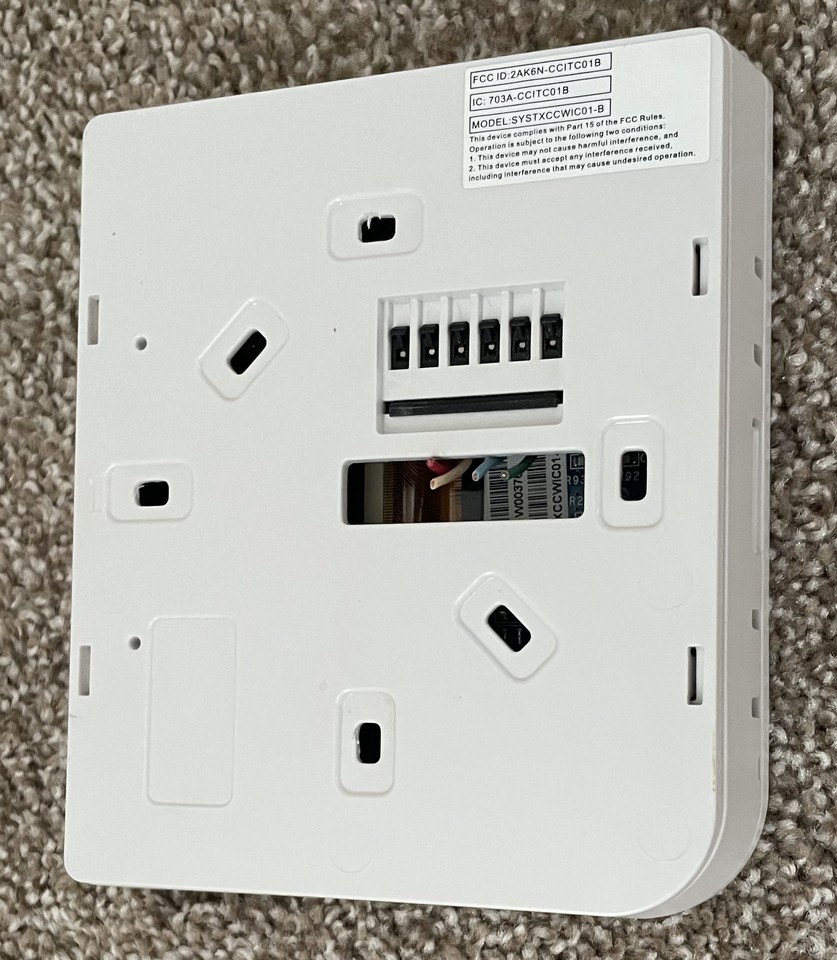 Carrier Infinity SYSTXCCWIC01-B Touch Wi-Fi Thermostat Version 4.05 | eBay