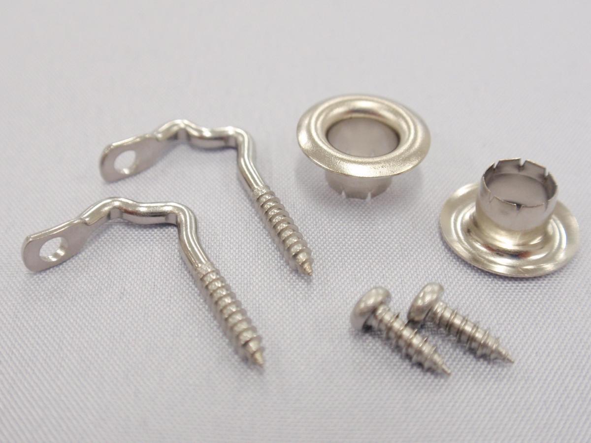 Japanese Parts No.3 L-Rig Stainless Steel 2 L-Rigs Grommets Tapping ...