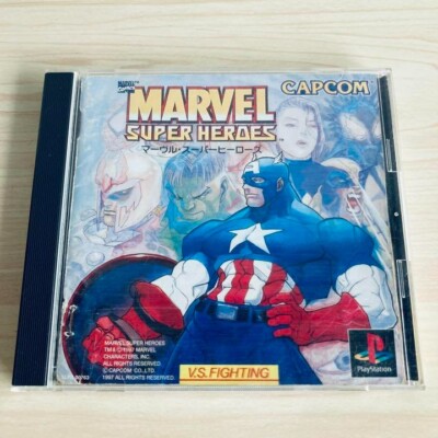 Marvel Super Heroes PS1 Capcom Sony Playstation 1 From Japan | eBay ...