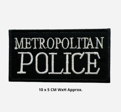 Metropolitan Police Department Patch Embroidered Iron/Sew On Badge ...