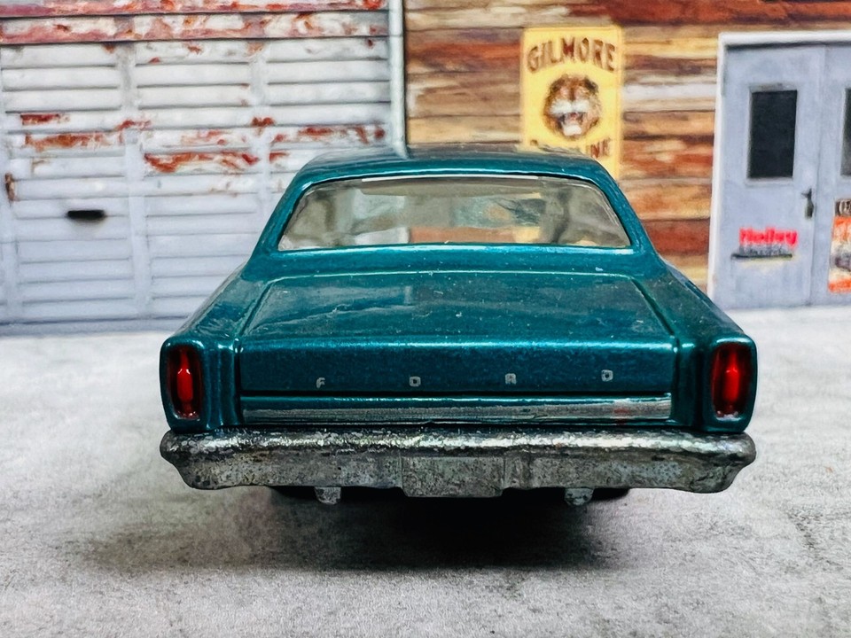 🇺🇸🇺🇸Hot Wheels Garage 66 Ford Fairlane Real Riders Teal C20🇺🇸🇺🇸 | eBay