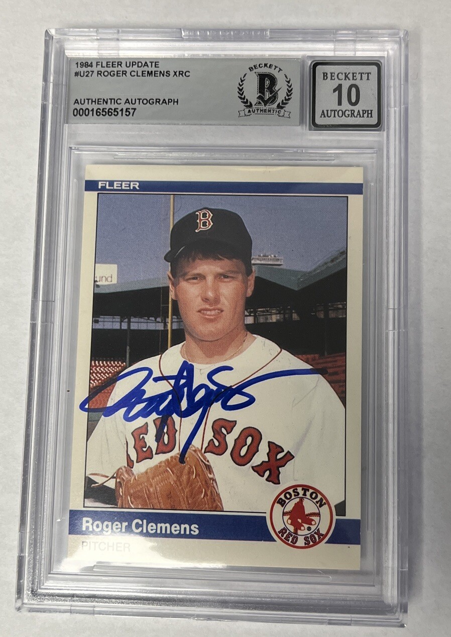 Roger Clemens Autographed Memorabilia | Signed Photo, Jersey ...