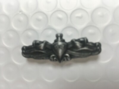 US NAVY SURFACE WAREFARE SILVER HAT PIN MEASURES 1 3/8TH'S INCHES (EE ...