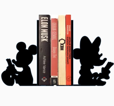 Bookend. Mickey And Mennie Mouse Bookend. Book Holder Cute. Disney ...