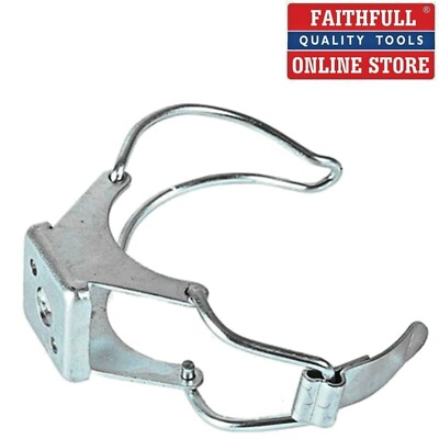 GREASE GUN HOLDER CLAMP WALL MOUNTED BRACKET STORAGE SOLUTION FAITHFULL ...