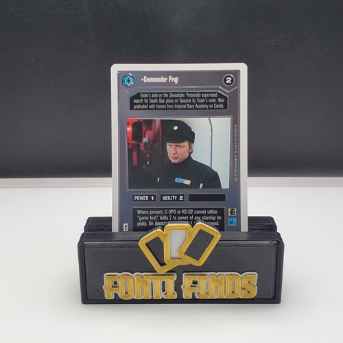 Decipher Star Wars CCG Premier White Border Commander Praji DS SWCCG | eBay