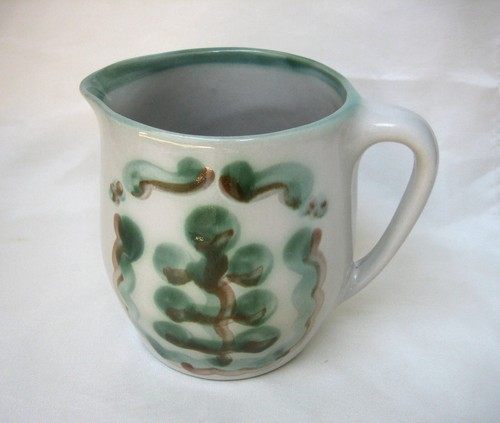 Vintage M A Hadley Stoneware Pottery 5 in Pitcher Pear and Grapes | eBay