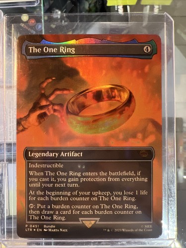 MTG The One Ring LotR [Borderless FOIL - Mythic Rare] | eBay