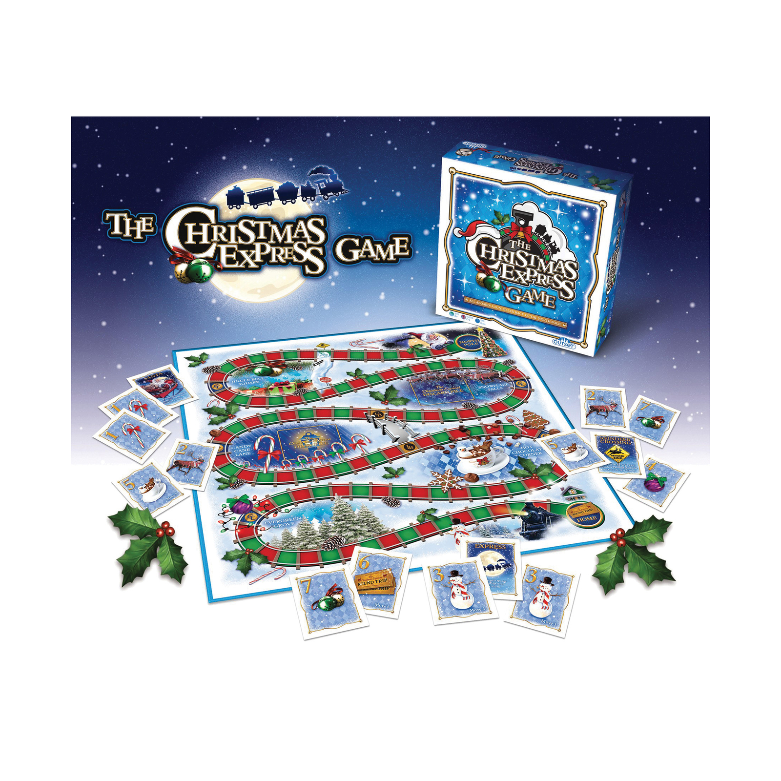 New - Outset Media The Christmas Express Game - Ages 8+ | 2-4 players ...