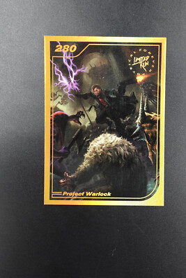 Project Warlock #280 GOLD Limited Run Trading Card PS4 PS5 nintendo ...