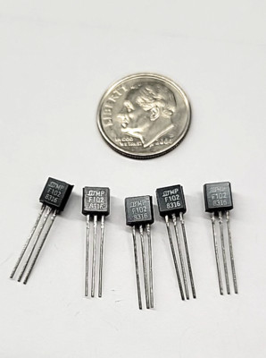 MPF102 (5 pcs) N-Channel TO-92 J-FET Transistors MADE BY STS *SIMILAR ...