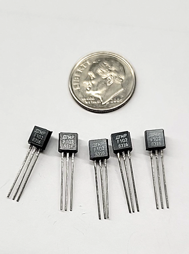 MPF102 (5 pcs) N-Channel TO-92 J-FET Transistors MADE BY STS *SIMILAR ...