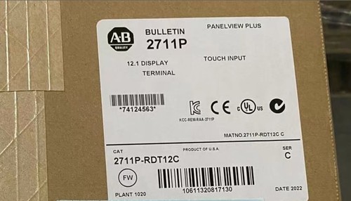 Allen Bradley 2711P-RDT12C Ser C Panelview Plus 1250 Color Touch ...