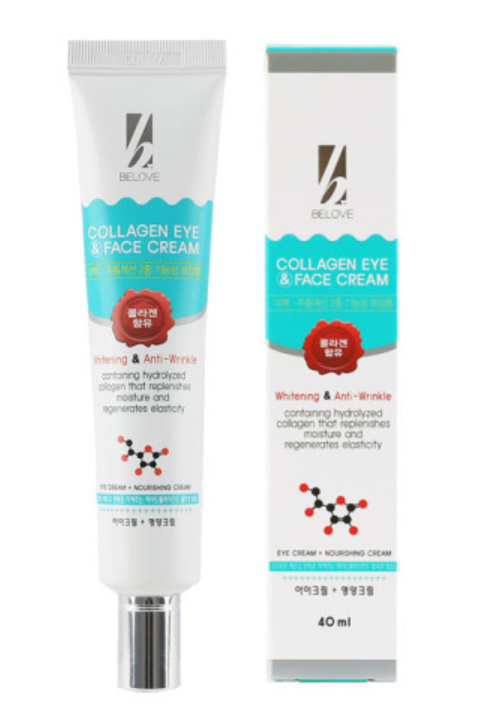 BeLove Collagen Eye and Face Eye Cream 40ml 6pcs Anti-Amazing Cream ...