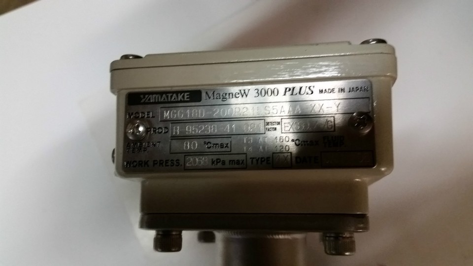 HONEYWELL YAMATAKE MAGNEW 3000 PLUS 8" FLOW TUBE METER MGG18D ...