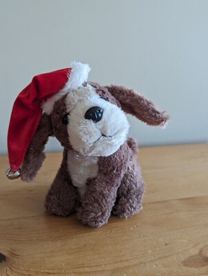 Vintage Christmas DanDee Plush Puppy Sings Rockin Around the Xmas Tree ...