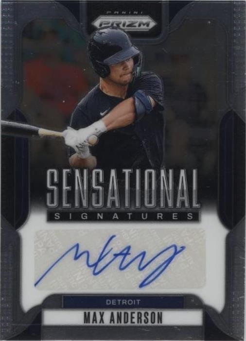 2025 Panini Prizm - Sensational Signatures Max Anderson, Max Anderson # ...