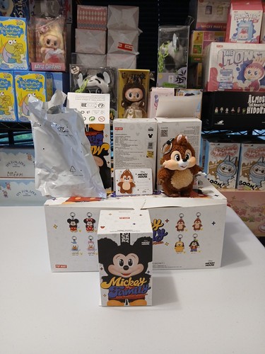 CHIP Confirmed Mickey And Friends Plush Labubu With Key Ring Authentic ...