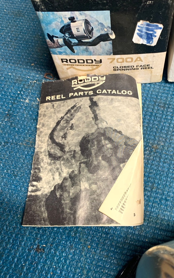 Vintage Roddy 700A Closed Face Spinning Reel Spin Cast box and paper | eBay