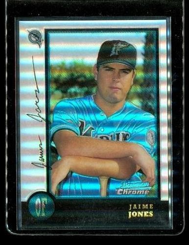 Vintage 1998 BOWMAN CHROME Refractor Baseball Card #120 JAIME JONES ...