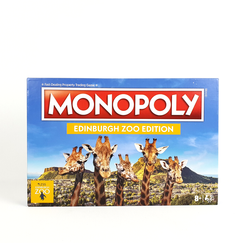 Monopoly Edinburgh Zoo Edition RZSS Board Game Trading Ages 8+ Limited ...