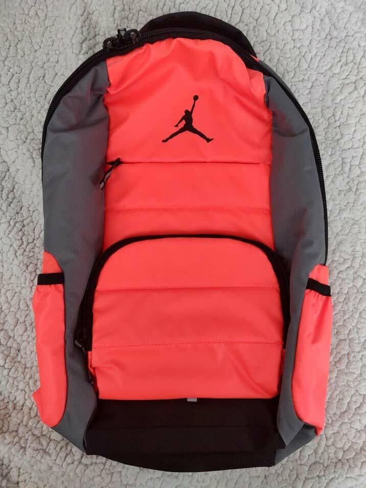 NIKE AIR JORDAN JUMPMAN BACKPACK SLING PREMIUM LAPTOP BLACK GYM RED ...