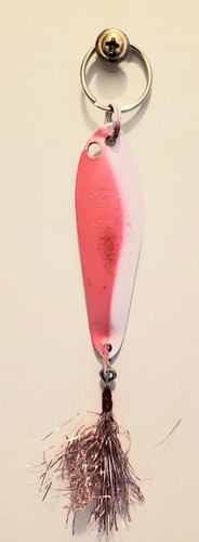 Hot Pink Spoon Fishing Lure Key Ring Ornament L-9 | eBay
