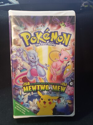 Pokemon the First Movie VHS - Bonus Footage - #150 #151 MEWTWO vs. MEW ...